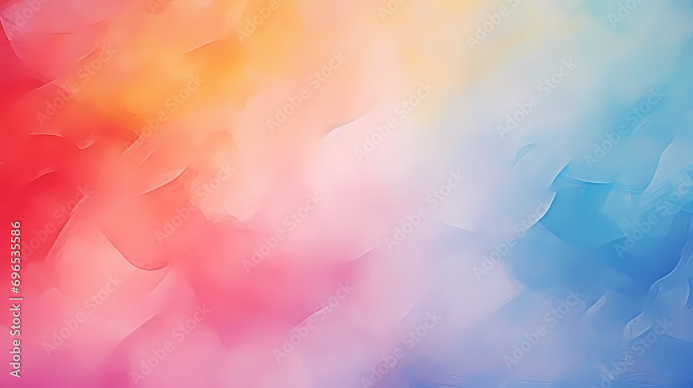 Colorful watercolor painting covered on drawing paper background, PPT ...