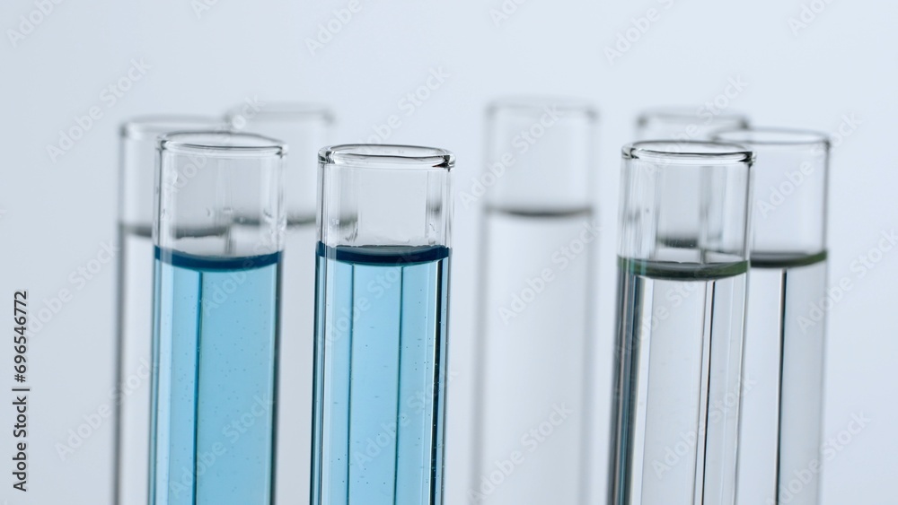 Science and biotechnology creative concept. Close up shot of laboratory ...