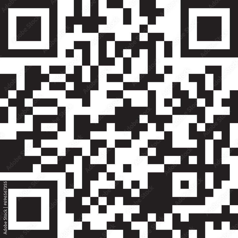 qr code scan popular words in English Stock Vector | Adobe Stock