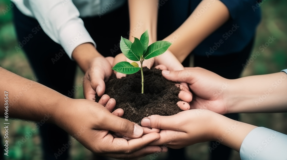 Teamwork and cooperation to conserve the green business forest of ...