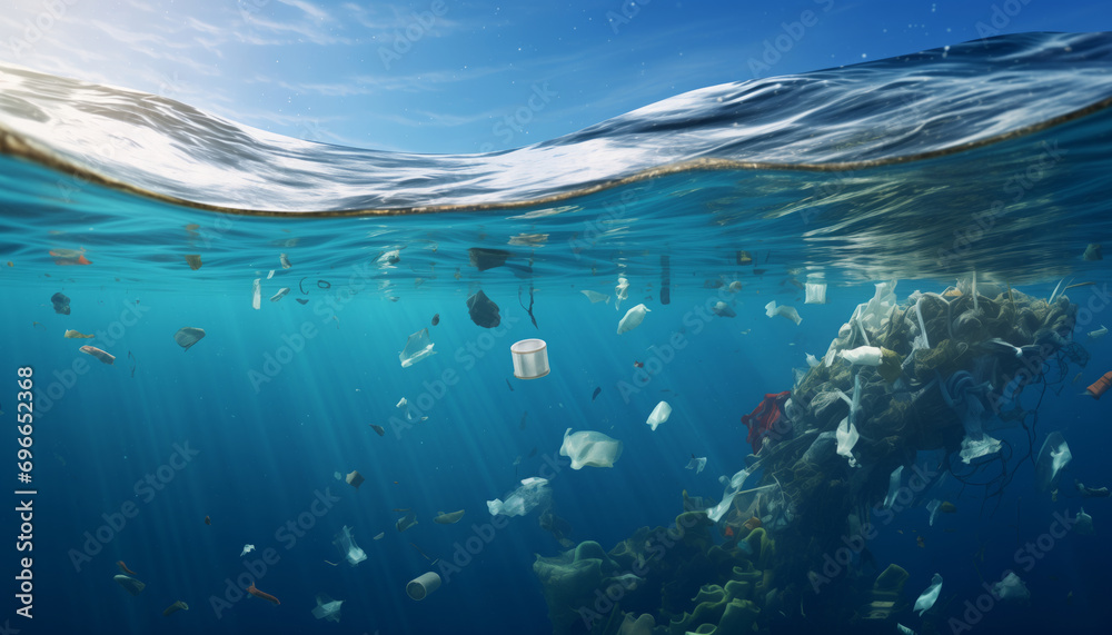 Foto de Underwater Crisis: The bad situation of Ocean Plastic Pollution ...