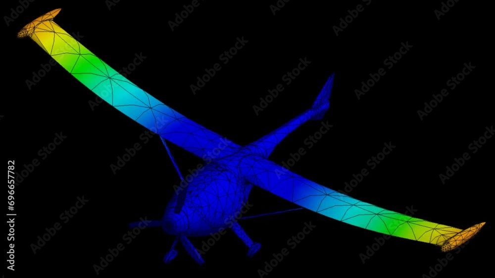 Mechanic Simulation Engineering Finite Element Analysis Of Aircraft