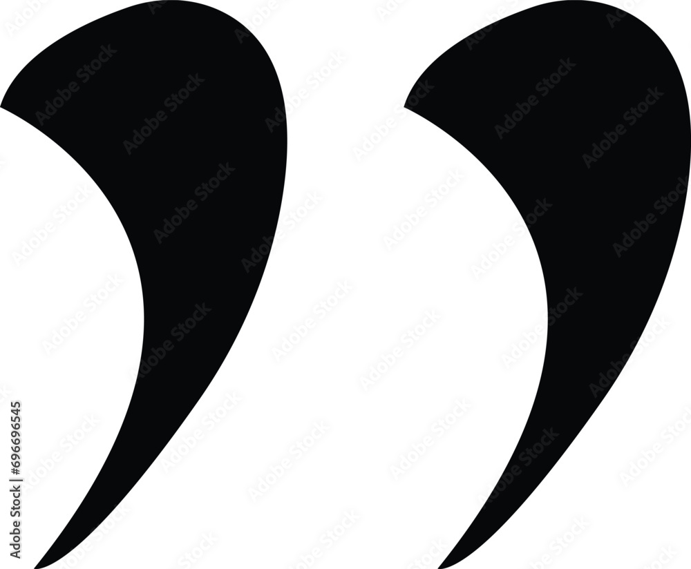 quote mark, quotes icon vector sign design, Quotation sign and symbol ...