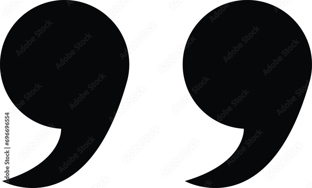 quote mark, quotes icon vector sign design, Quotation sign and symbol ...