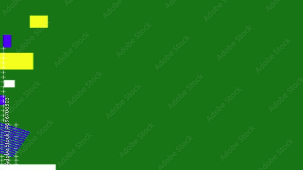 Modern shape transition in diagonal direction on green screen chroma ...