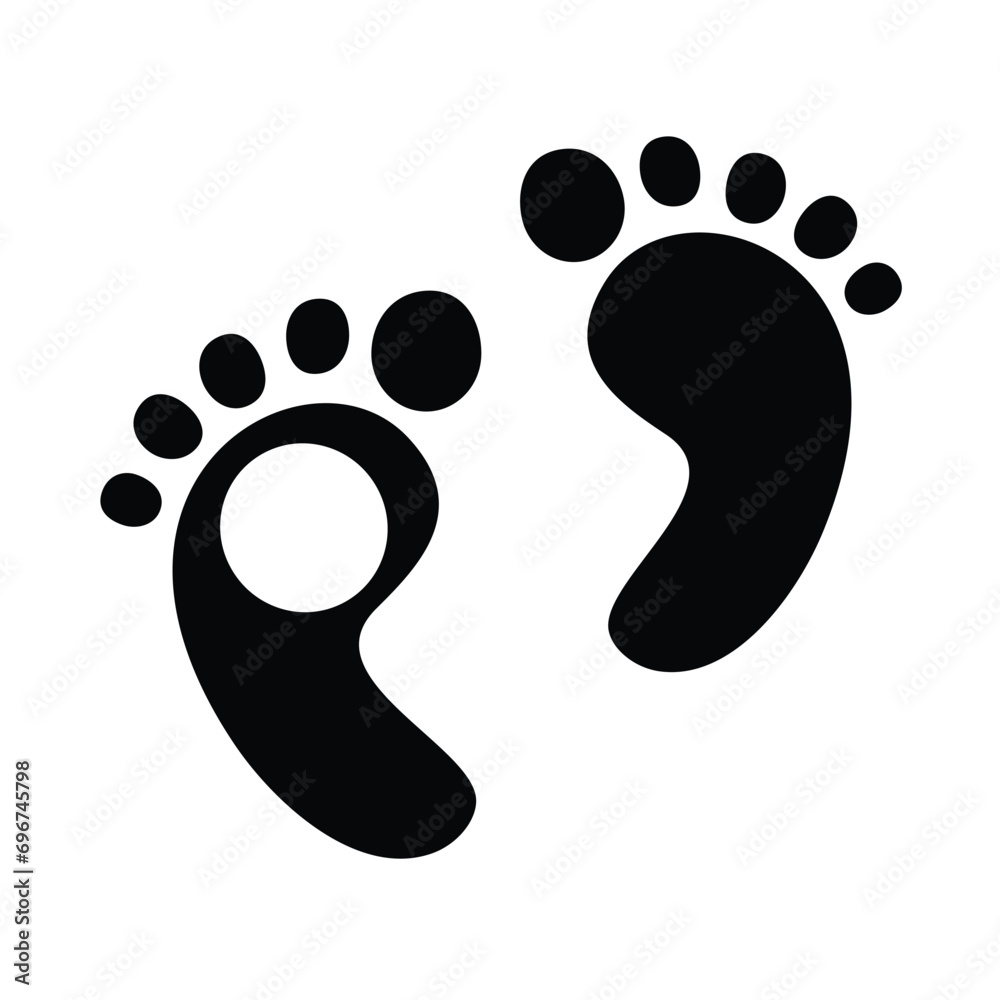 Two footprint ,Baby footprint ,love ,Footprints Cutfile, cricut ...