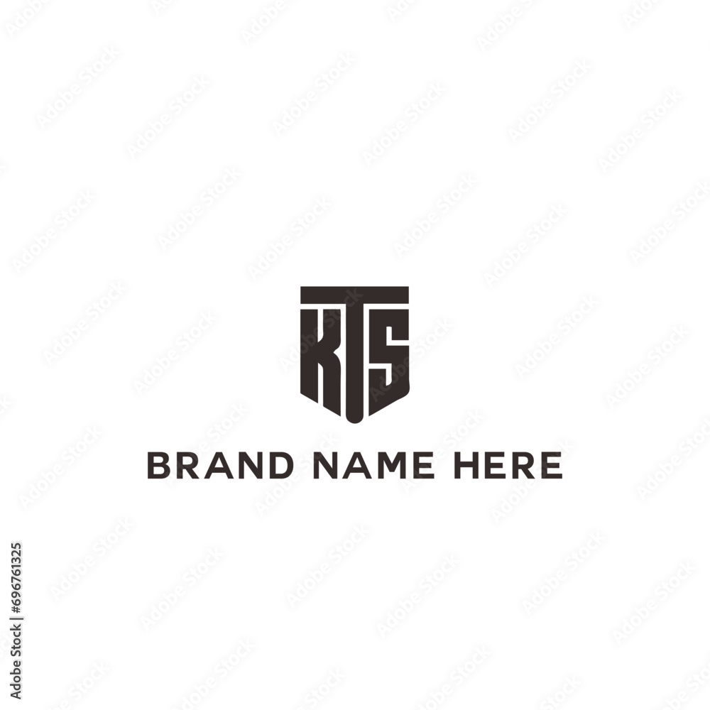 KTS logo. K T S design. White KTS letter. KTS, K T S letter logo design ...