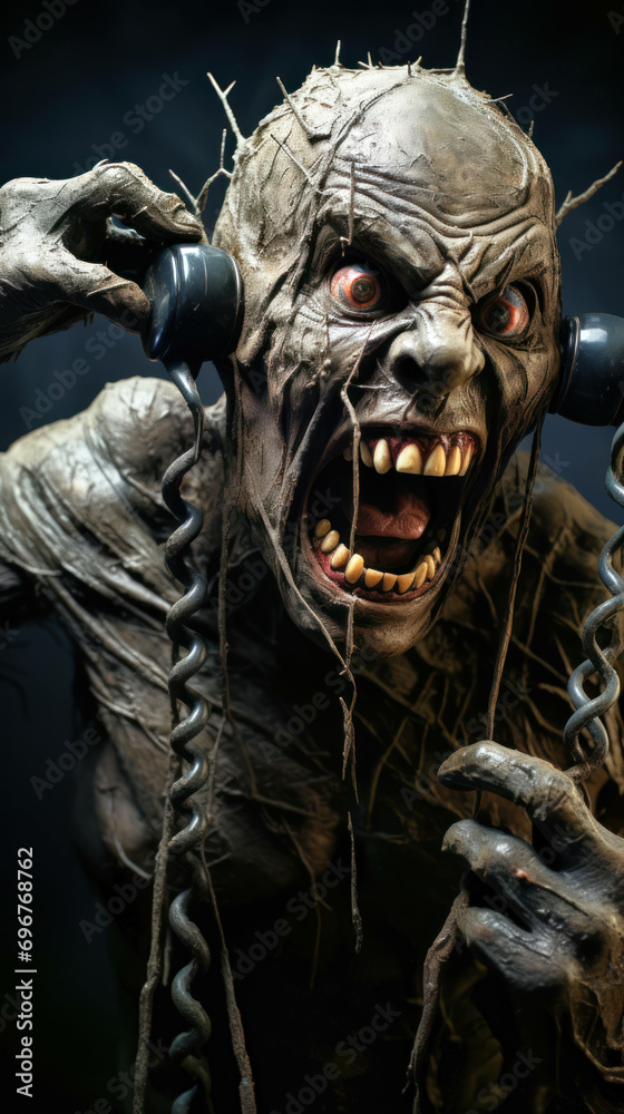 telephonophobia: a detailed, ultra-realistic depiction of the consuming ...