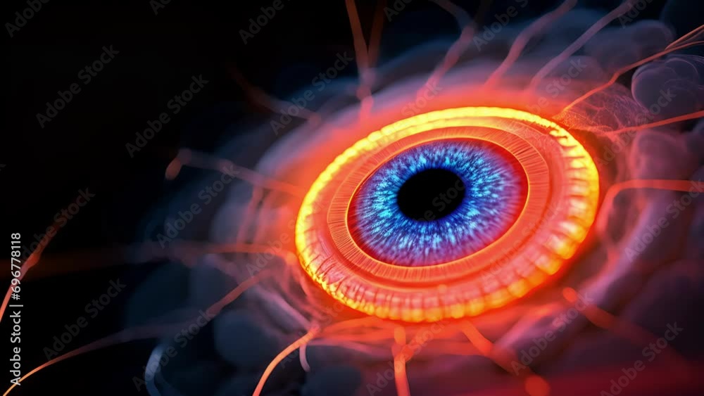 A Microscopic View Of The Pineal Gland Responsible For Producing The 4373