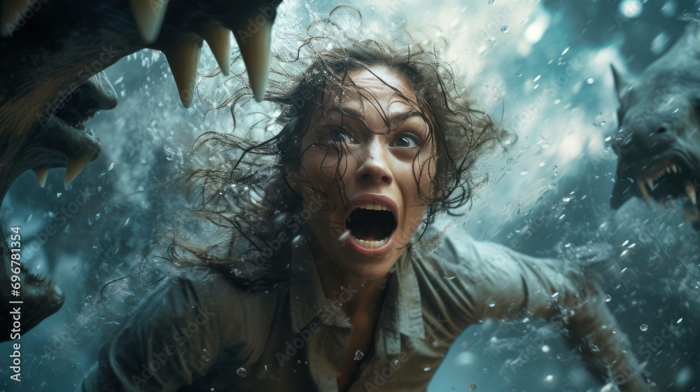 selachophobia: an in-depth, ultra-realistic portrayal of the profound ...