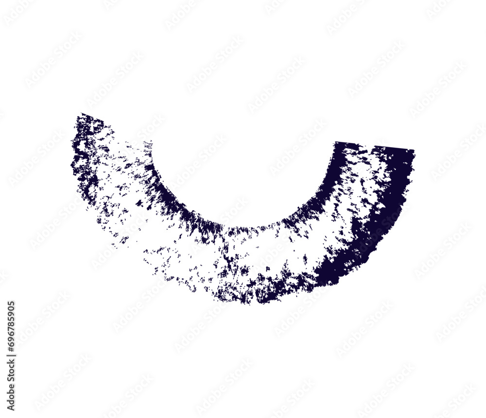 paint brush stroke. Hand drawn grunge squiggle element. black, white ...