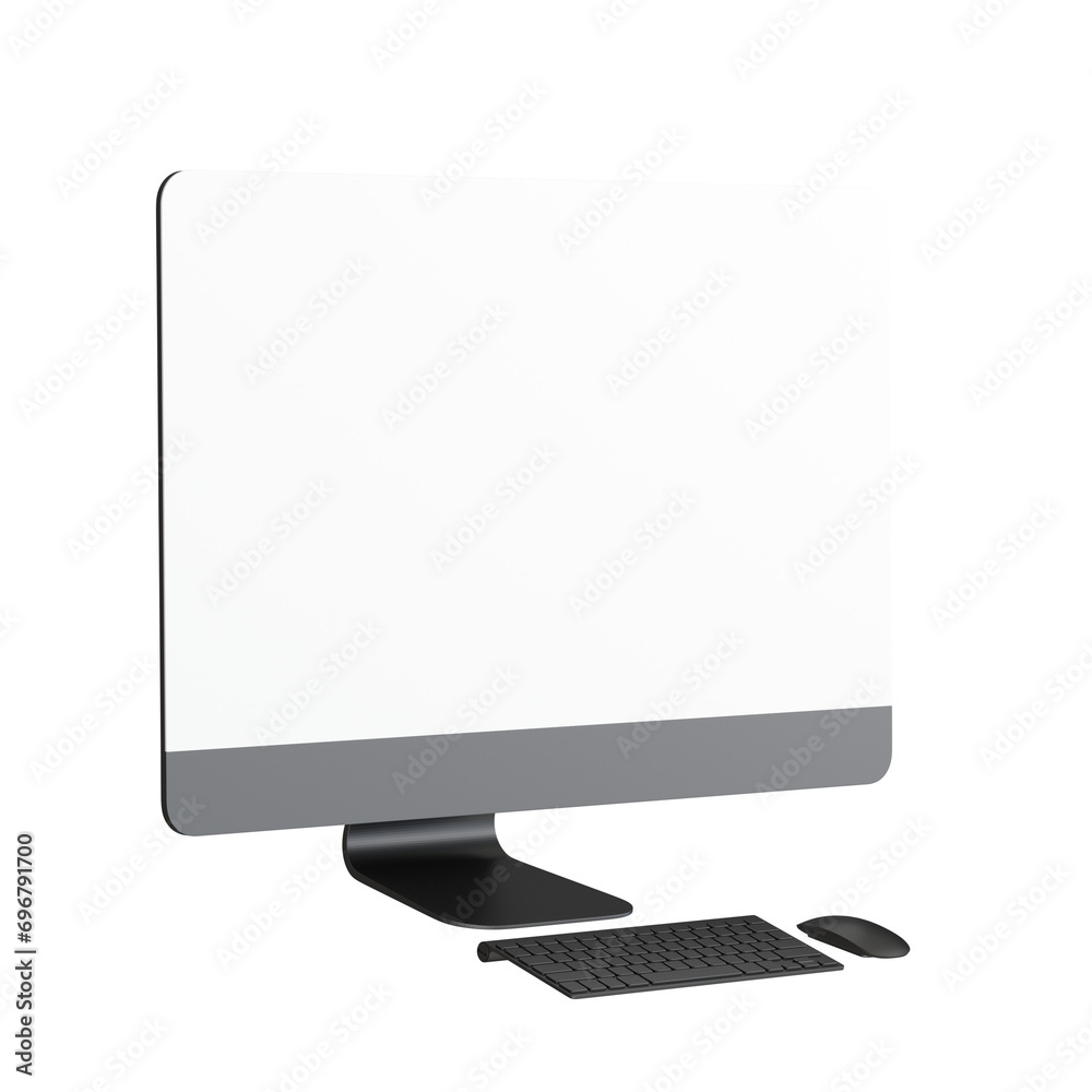 Computer display mockup, computer screen mock up design Stock Photo ...