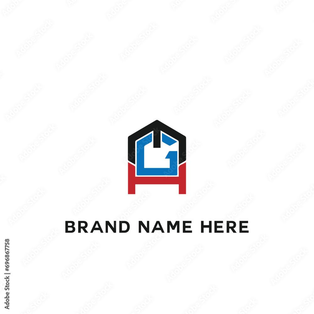 MHG logo. M H G design. White MHG letter. MHG, M H G letter logo design ...