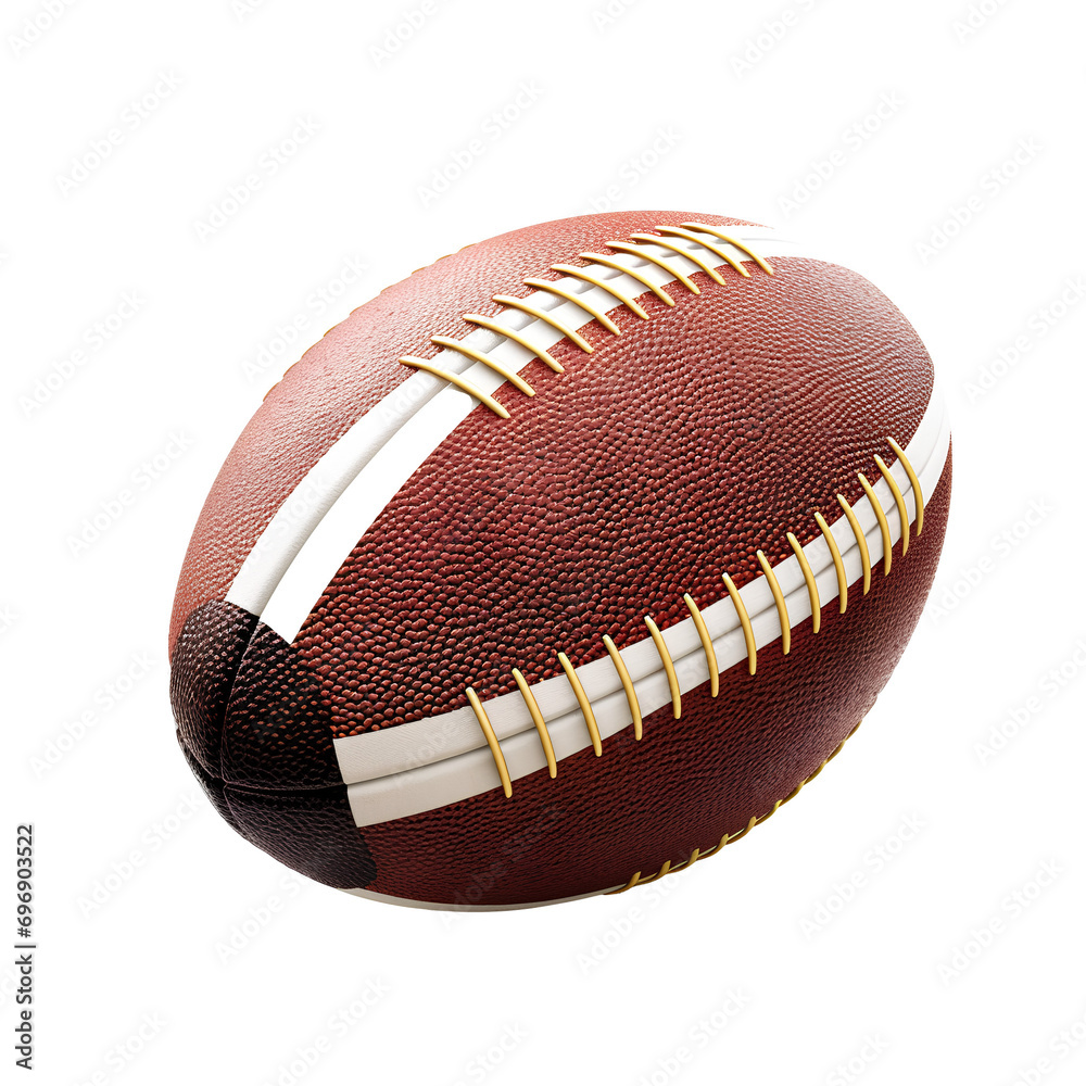 Rugby ball on transparent background PNG Stock Photo | Adobe Stock
