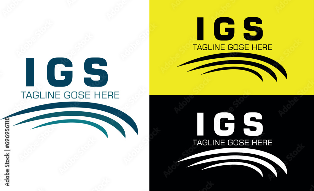 Wordmark Logo - IGS - Adobe Illustrator editable EPS Stock Vector ...