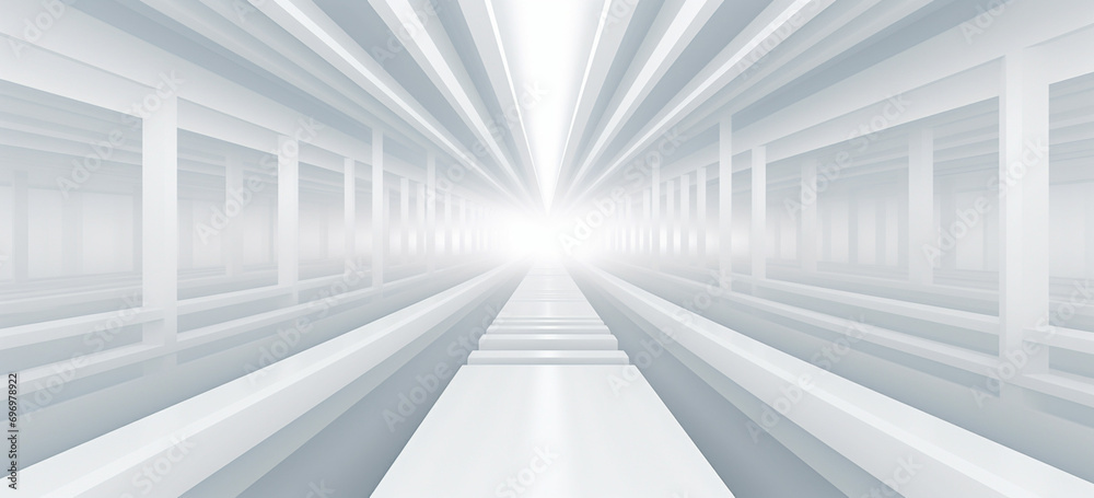 Perspective lines in white, converging towards a focal point ...