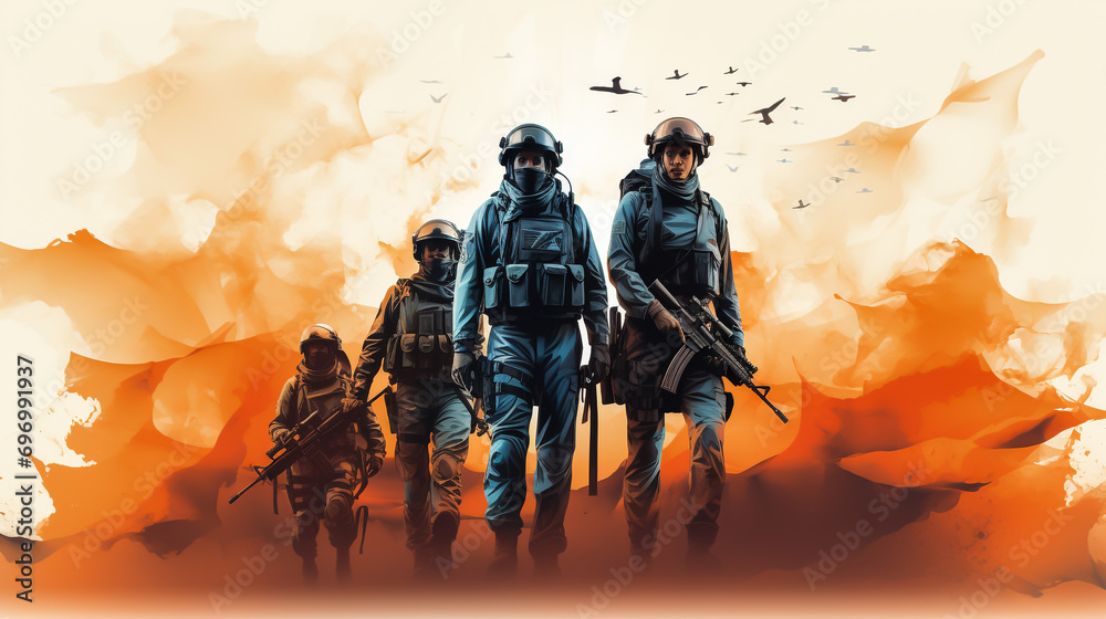 vector illustration of Republic day of India background, celebration ...