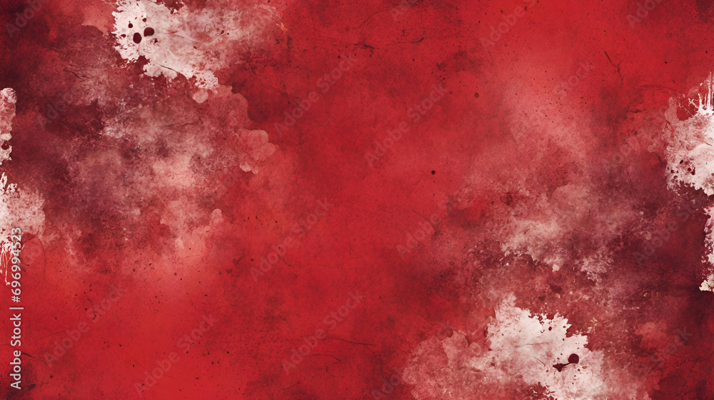 Cracked red wall background scary bloody wall texture white wall with ...
