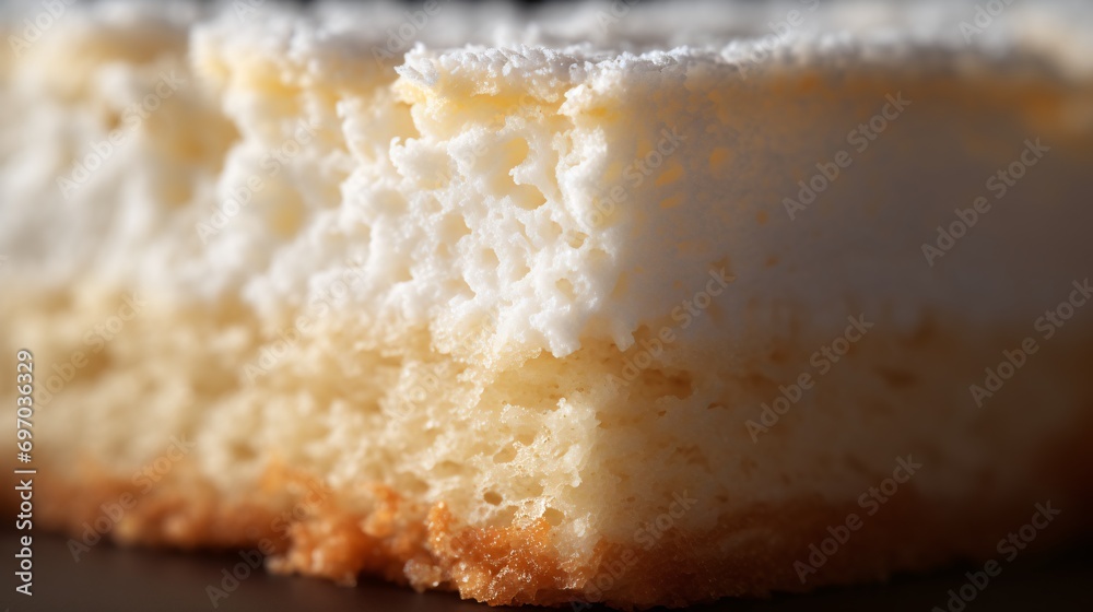 Sponge Cake Perfection: Detailed Texture of a Classic Baked Treat Stock ...