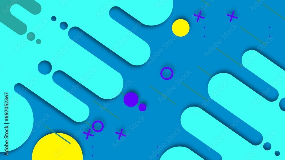Funky Animated Playful Background (Looping) Stock Template | Adobe Stock