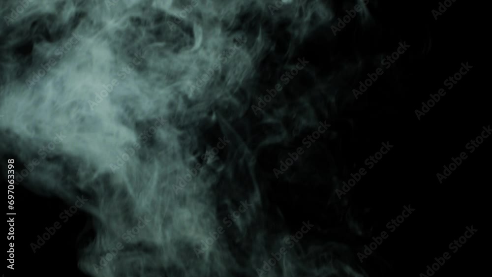 Abstract white smoke in slow motion. Smoke, Cloud of cold fog in light ...