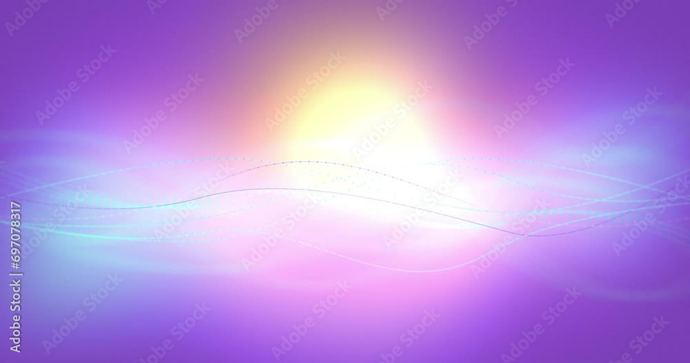 Cinematic Background Loop with sun flare. Abstract loop background with ...