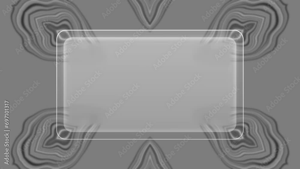 Frame design. Glass morphism rectangle with abstract gradient blur and ...