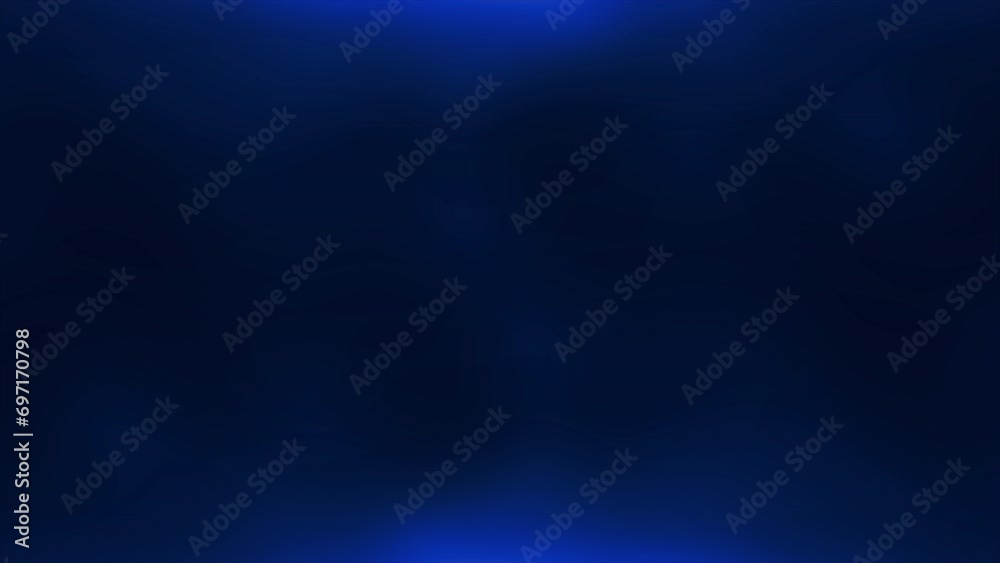 Blue Color focus overlay blur light passing into blue Smoke slowly ...