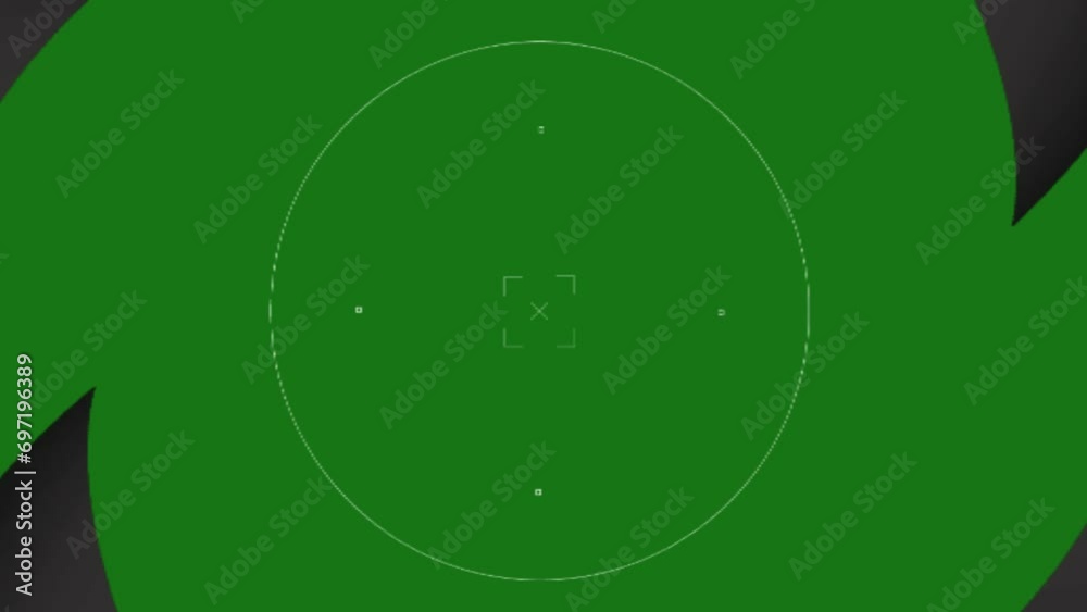 Modern camera shutter shot transition green screen chroma key ...