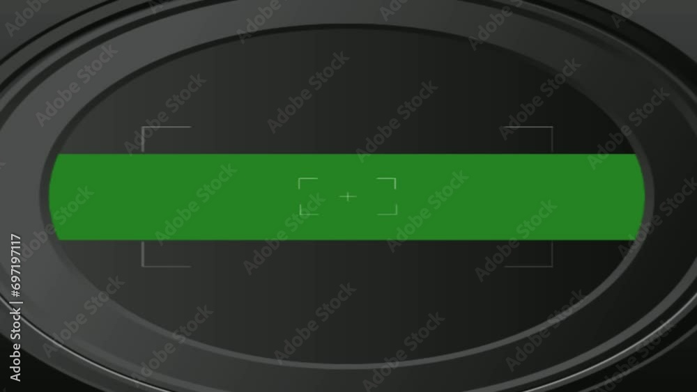 Modern camera shutter shot transition green screen chroma key ...