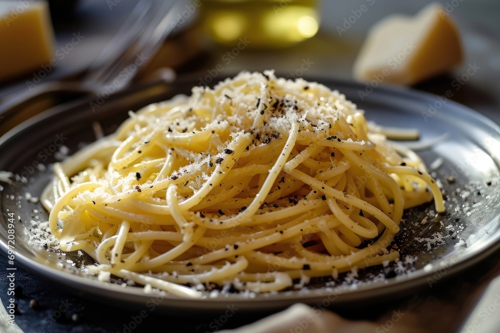 Italian Elegance on a Plate: Cacio e Pepe, a Culinary Masterpiece of ...