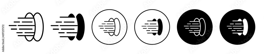 teleport Icon. instant travel of person from past to future with the ...