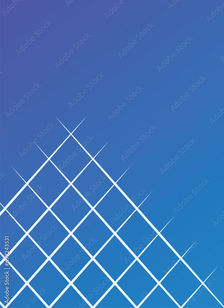abstract blue background with a grid pattern vector design, modern ...
