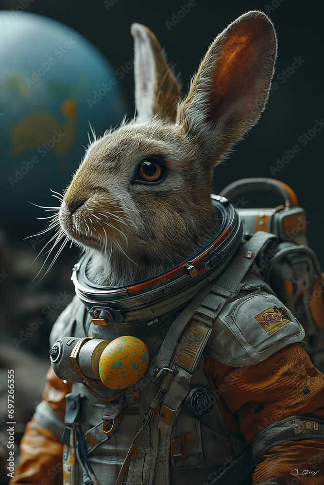 2:3 or 3:2 Space bunnies are taking eggs from the moon to Earth for ...