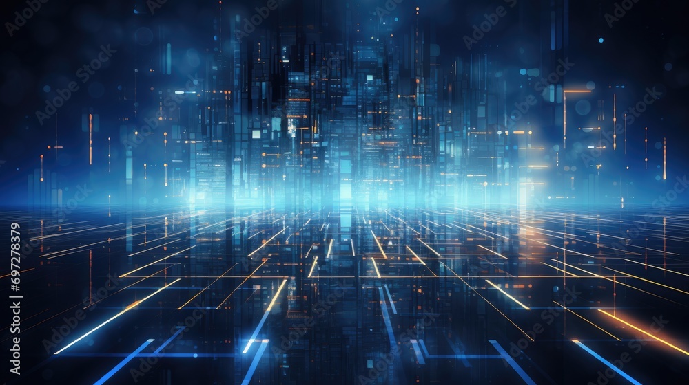 Tech Evolution Unveiled: Abstract Background for Business Development ...