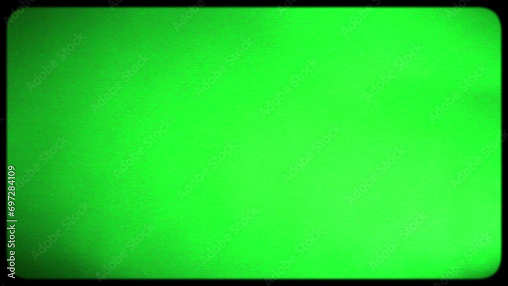 Green screen, kinescope effect and VHS elements. Implementing chromakey ...