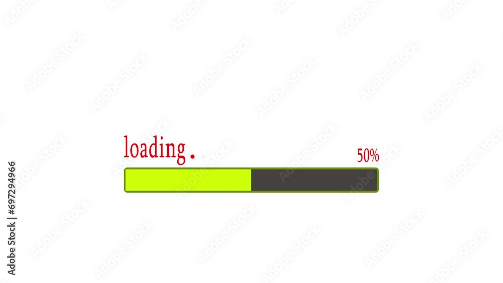 Vidéo Stock Loading error animation. Downloading error. Screen loading ...