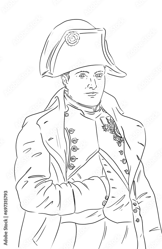 Napoleon - Napoléon Bonaparte 1769-1821, with his hat Stock ...