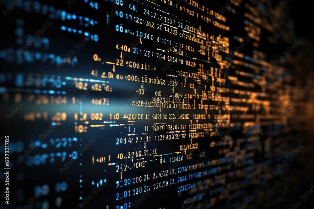 Programming Code Abstract Background Programming And Coding Concept Close Up Of Program Code