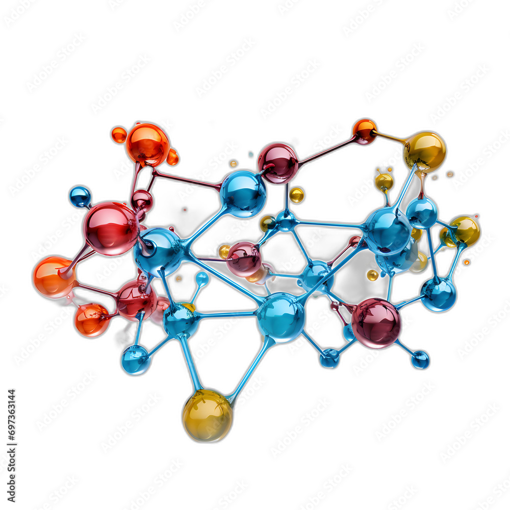 serotonin isolated on transparent or white background, png Stock ...