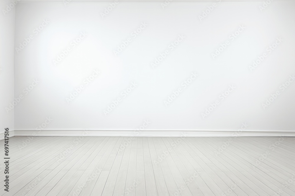Empty unfurnished room, wall surface. Clean part with white walls. You ...