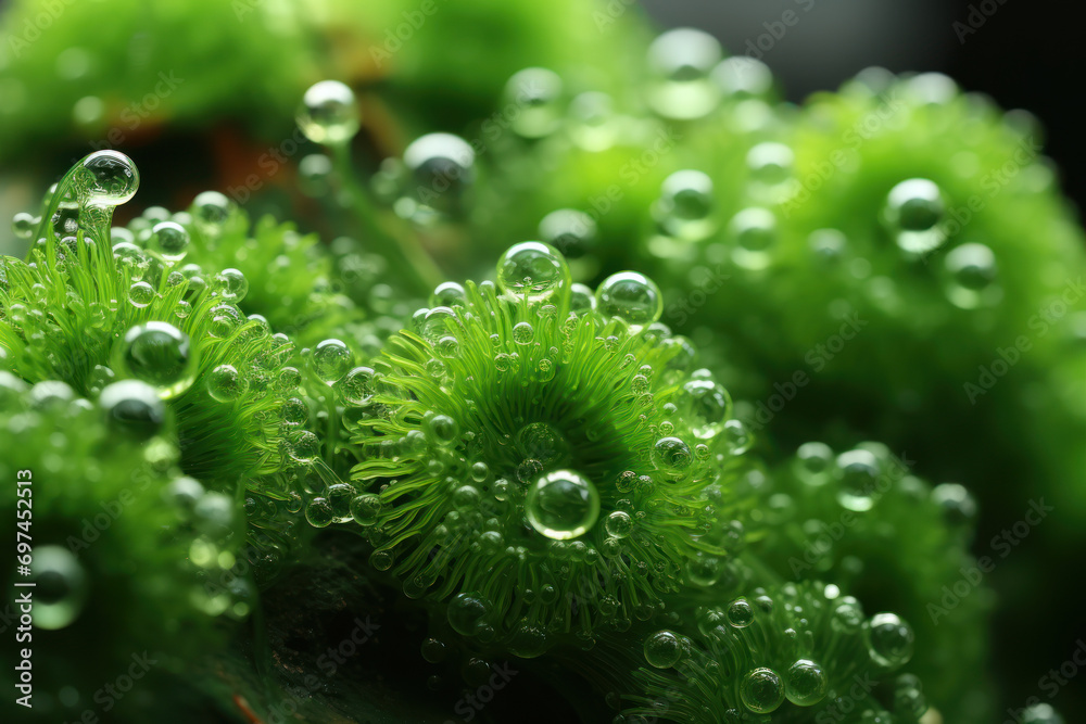 The intricate structure of microscopic algae, vital contributors to ...