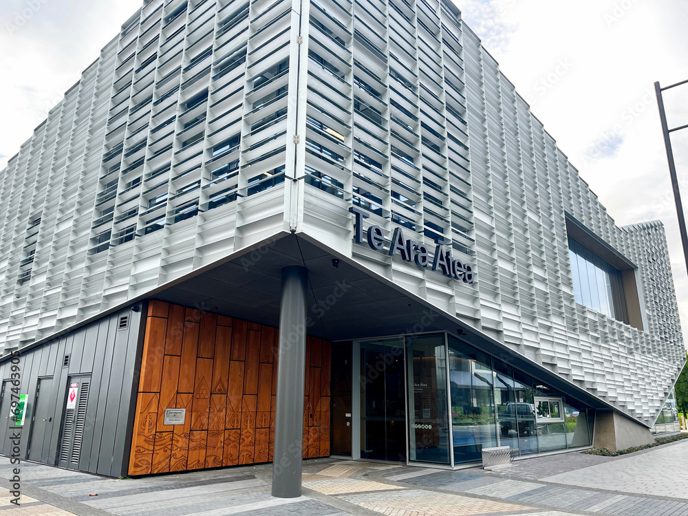TE Ara Atea, a public libaraly in Rollestone, Christchurch, New Zealand ...