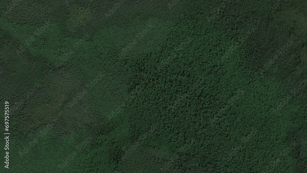 Perpendicular aerial view of a green grass field for architectural ...