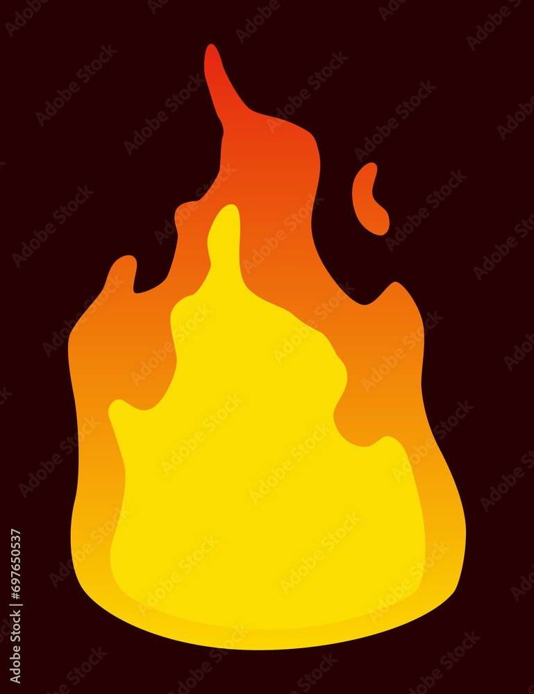 Fire animation sprite. Red and orange fire flame. Hot flaming element ...