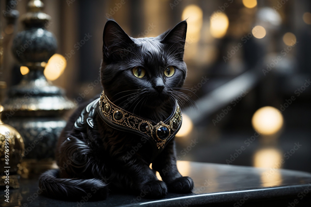 Discover the essence of feline grace with our AI-generated realistic ...