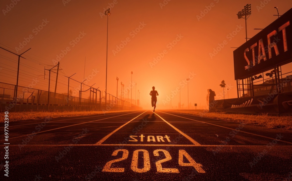 New Beginnings in 2024 - Athlete's Feet at Starting Line | new year ...
