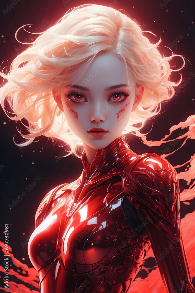 Ethereal Decay: Hyper-Detailed Painting of a Radiant but Malevolent ...