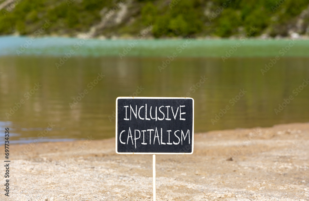 Inclusive capitalism symbol. Concept words Inclusive capitalism on ...