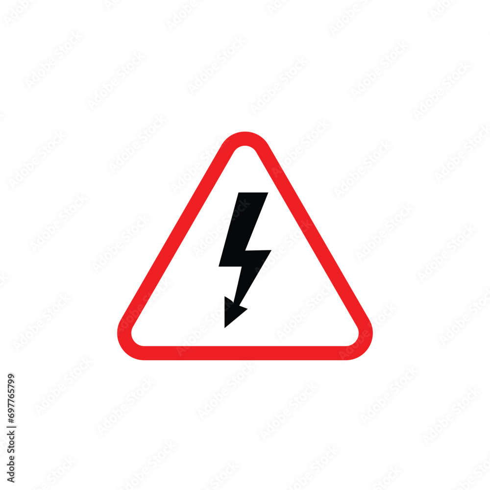 Power outage icon. Symbol electrical safety. Sign without electric ...
